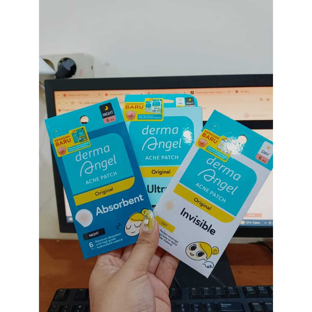 Jual NEW KEMASAN Derma Angel Acne Patch (Day / Night ) - Stiker Jerawat ...