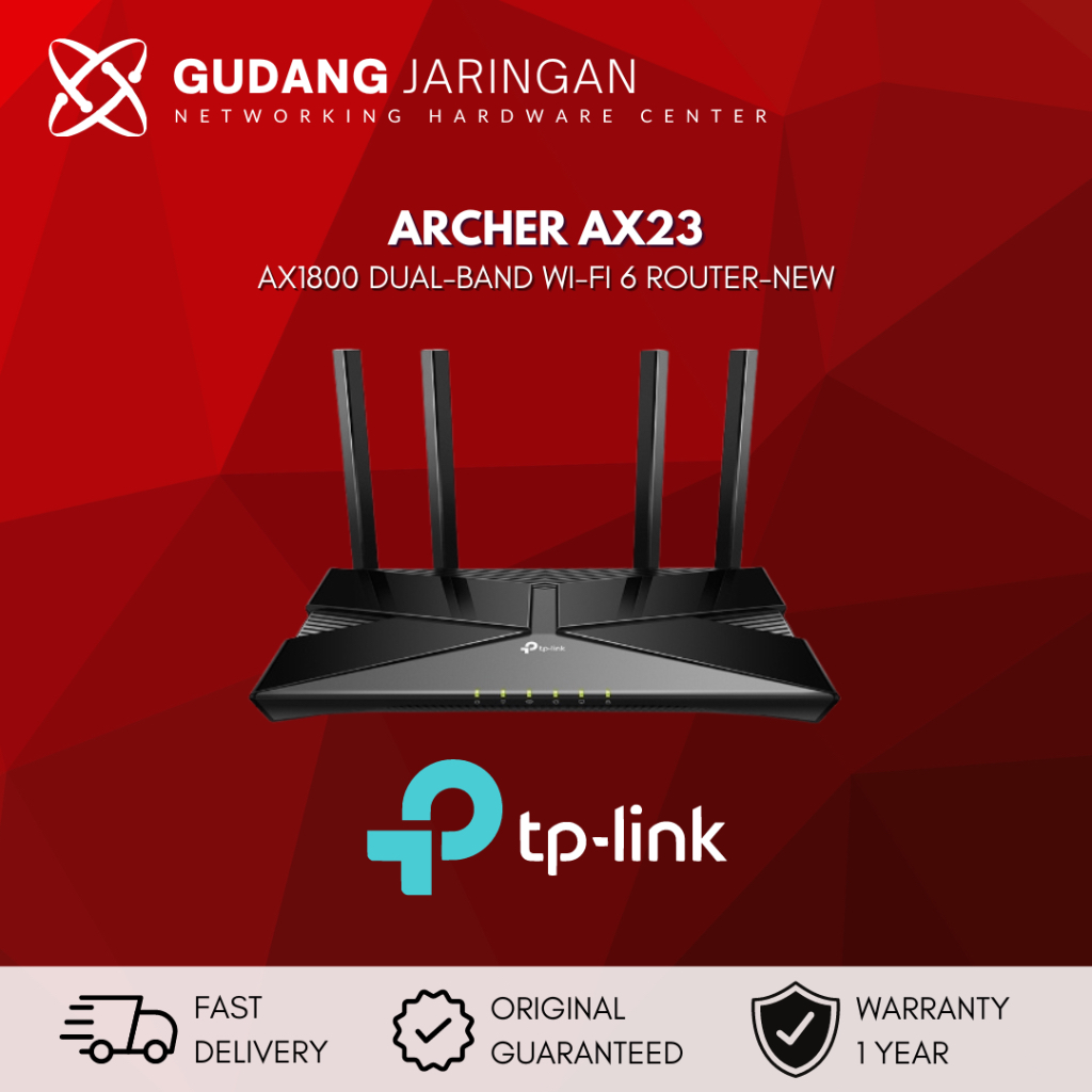 Jual TP-LINK Archer AX23 AX1800 Dual-Band Wi-Fi 6 Router TPLINK ...