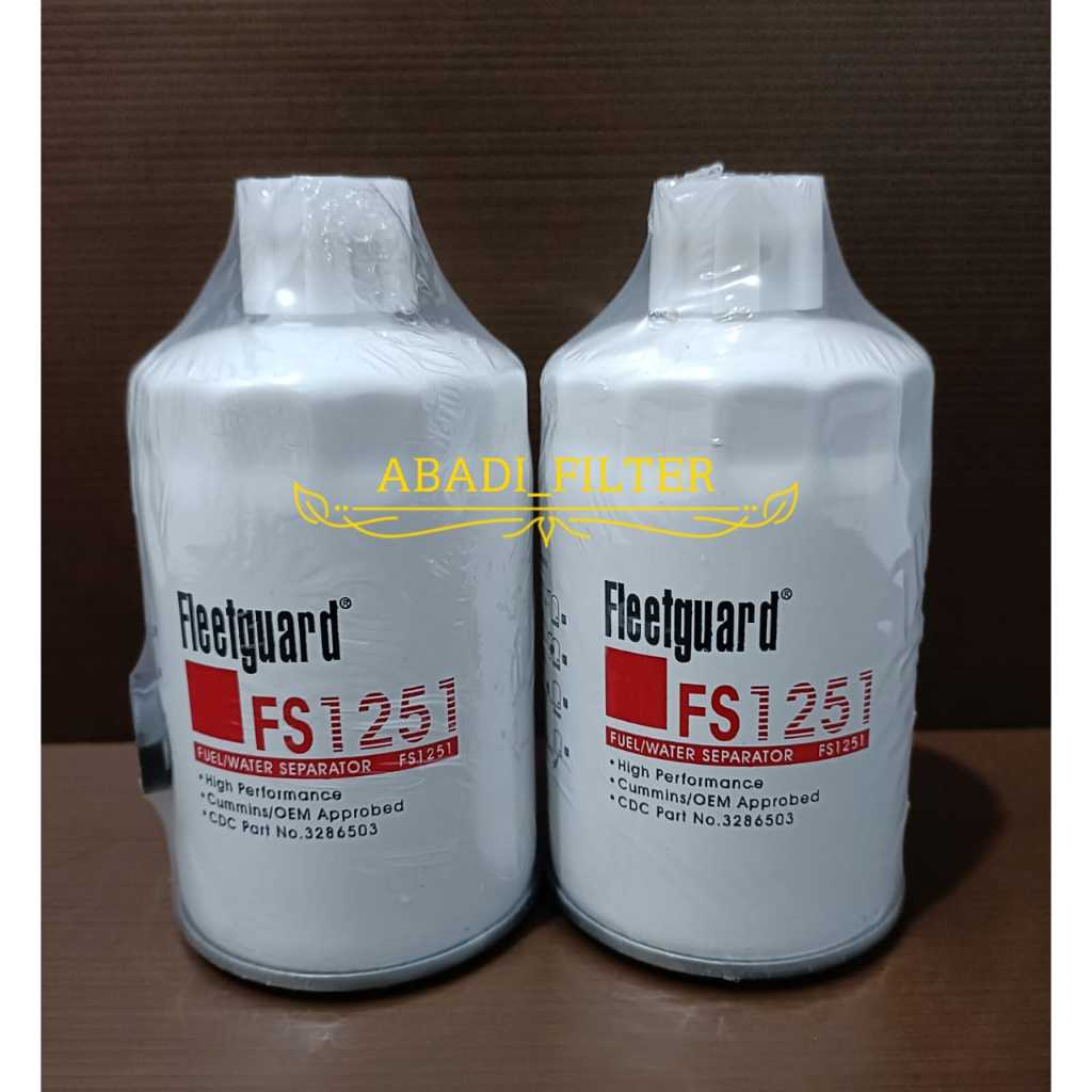Jual Fuel Filter FLEETGUARD FS1251 / FS 1251 / FS-1251 | Shopee Indonesia