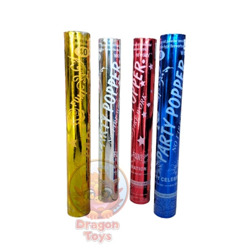 Jual CONFETTI 40CM PARTY POPPER - PERLENGKAPAN PESTA MATARAM | Shopee ...