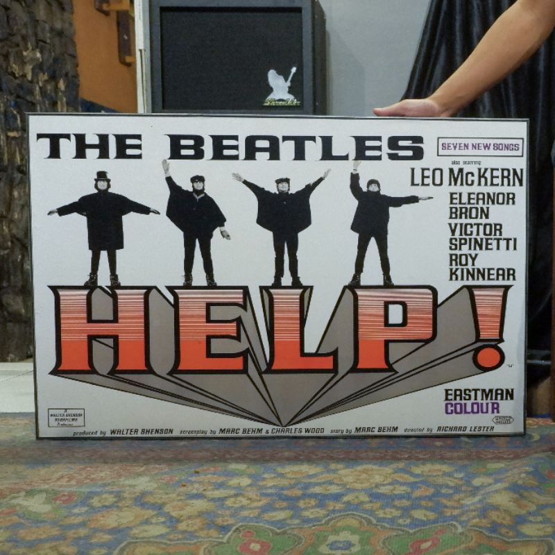 Jual POSTER THE BEATLES "HELP (1965). BIG SIZE | Shopee Indonesia