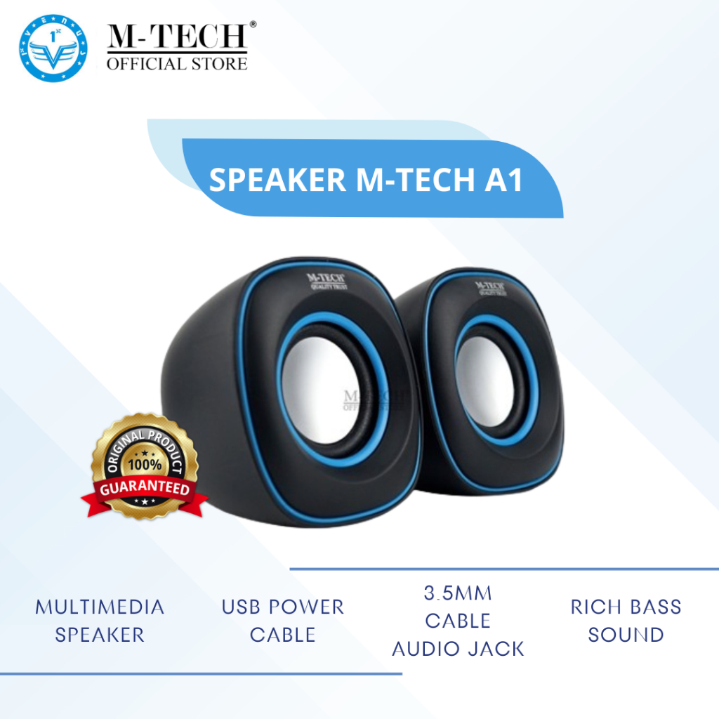 Jual Speaker M-Tech A1 Multimedia Pc Komputer Laptop Original / SPK ...