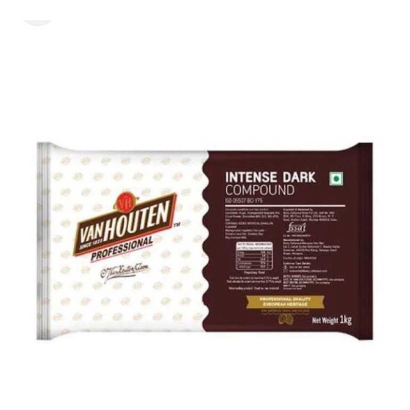 Jual Van Houten Intense Dark Compound 1kg | Shopee Indonesia