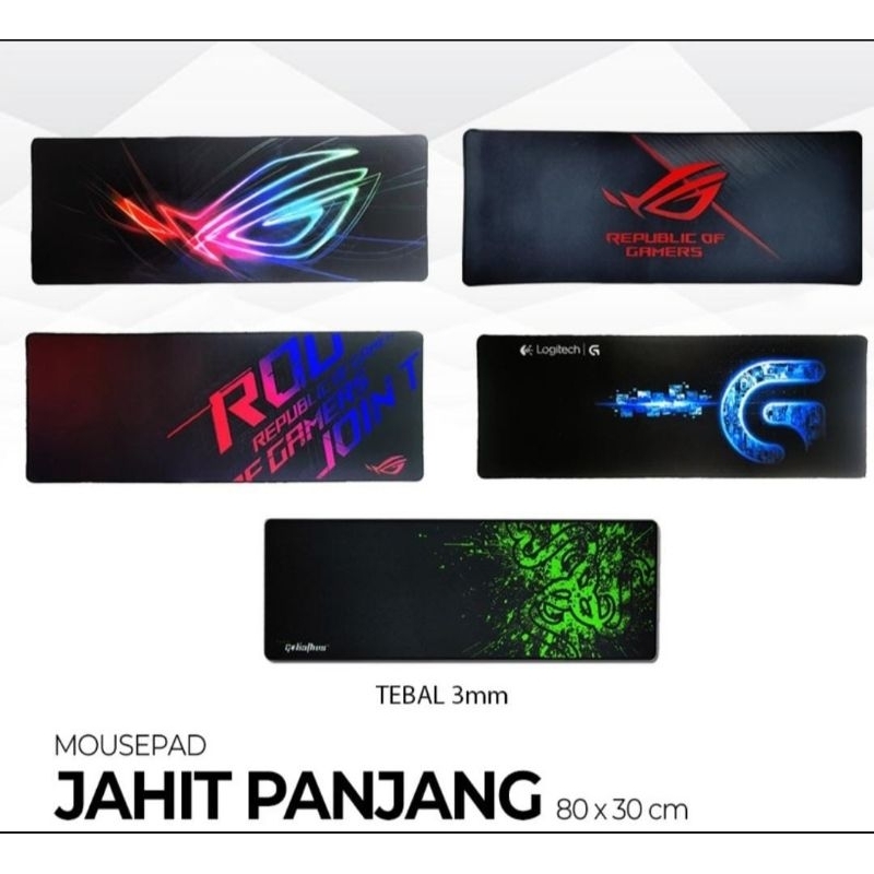 Jual MOUSE PAD GAMING JUMBO SUPER PANJANG 80*30cm | Shopee Indonesia