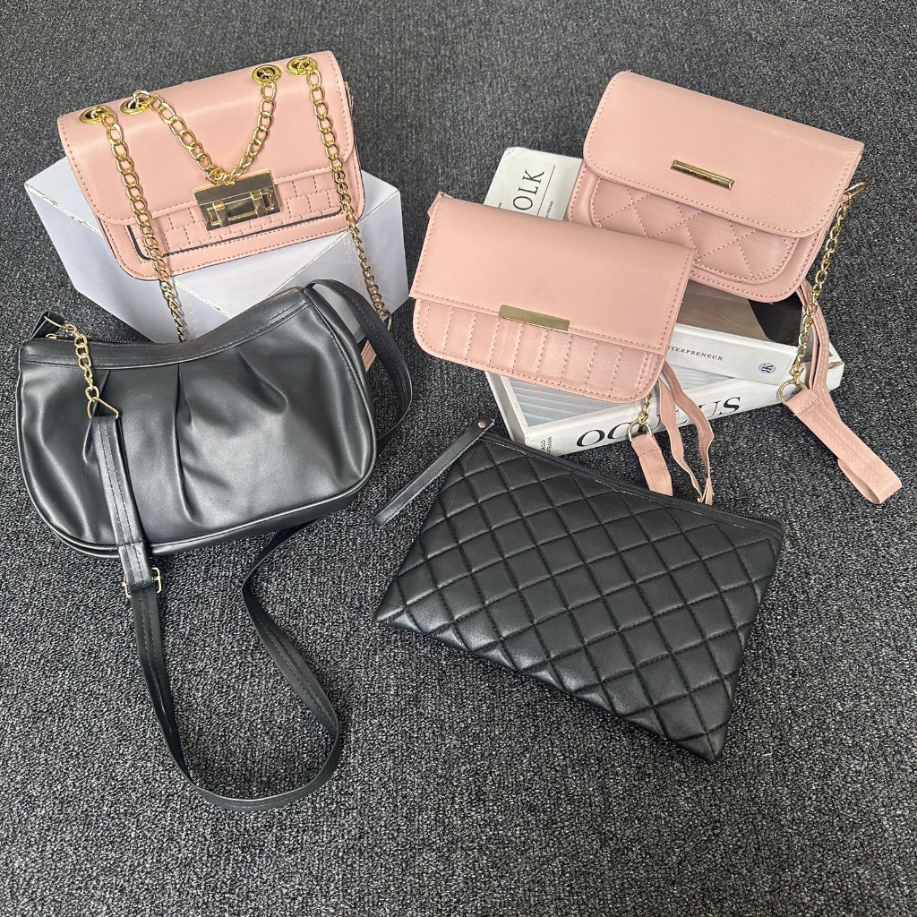 Jual Bundling 5 tas(Julia+Ivana+Savara+Tasya+indira)atau(Marvel+Savara+Ivana+Gw+indira) | Shopee ...