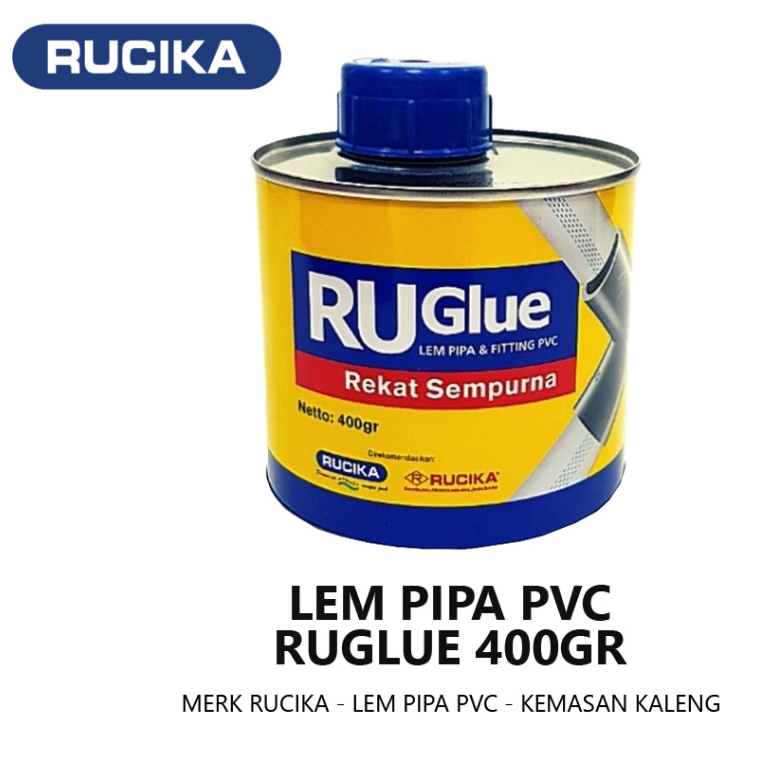 Jual Lem Pipa PVC Paralon Talang Fitting Perekat Pralon Merk RUGlue ...