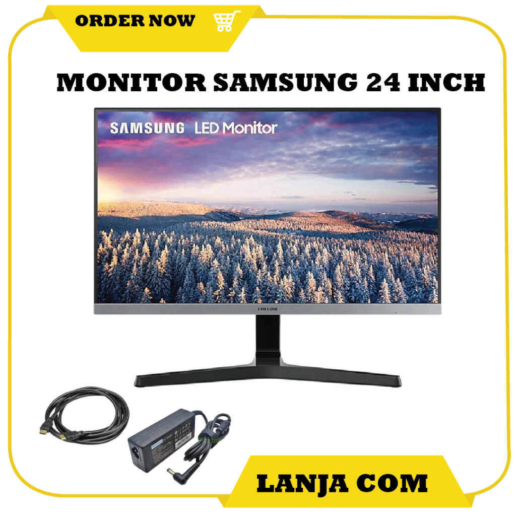Jual MONITOR SAMSUNG 24 INCH LED IPS 75HZ HDMI VGA | Shopee Indonesia