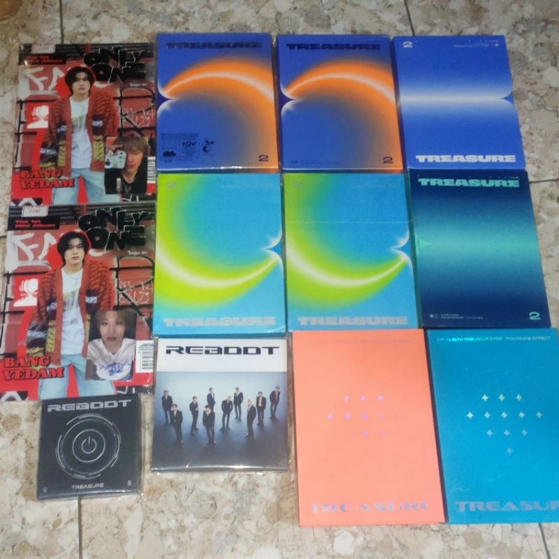 Jual [WAJIB UBAH JNT] SALE album only treasure tss hello reboot ...