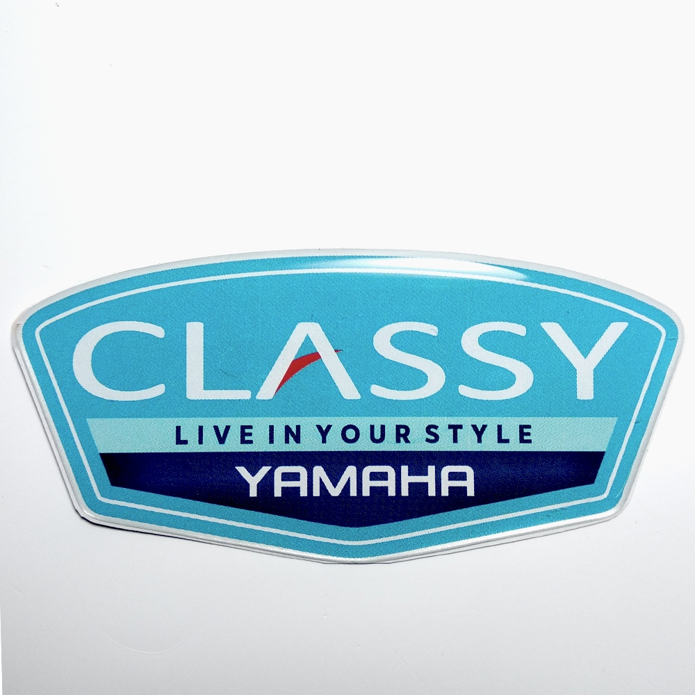 Jual Stiker CLASSY YAMAHA Stiker Emblem Lentur | Shopee Indonesia