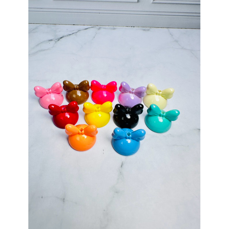 Jual BeadsBaby88 Manik Mote Topi Minnie Mos Rainbow Series Series non ...