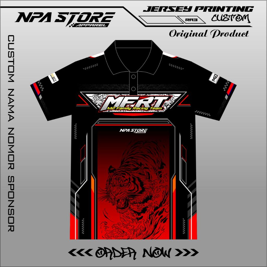 Jual JERSEY RACING KERAH CUSTOM BEBAS REQUEST FULL PRINTING CUSTOM NAMA ...