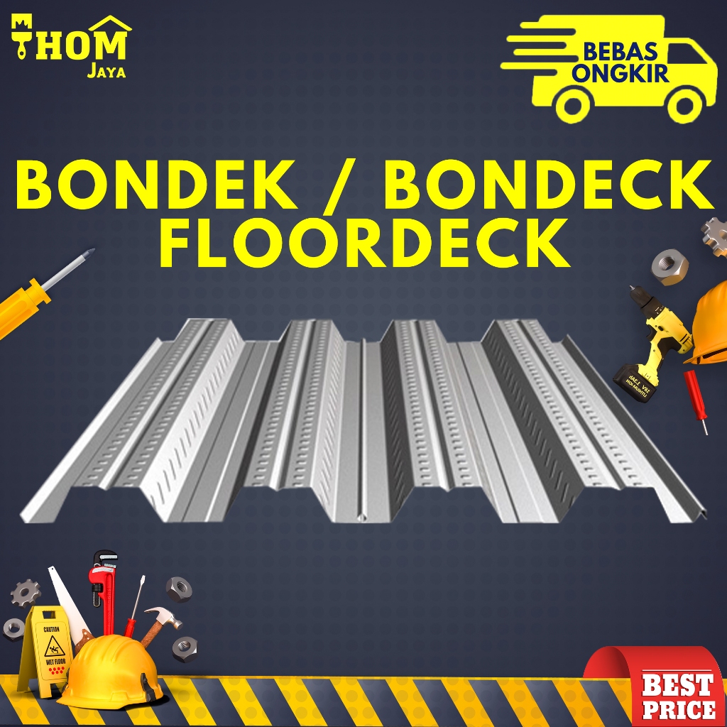 Jual BONDEK COR / BONDECK / FLOORDECK - 0.70 MM | Shopee Indonesia