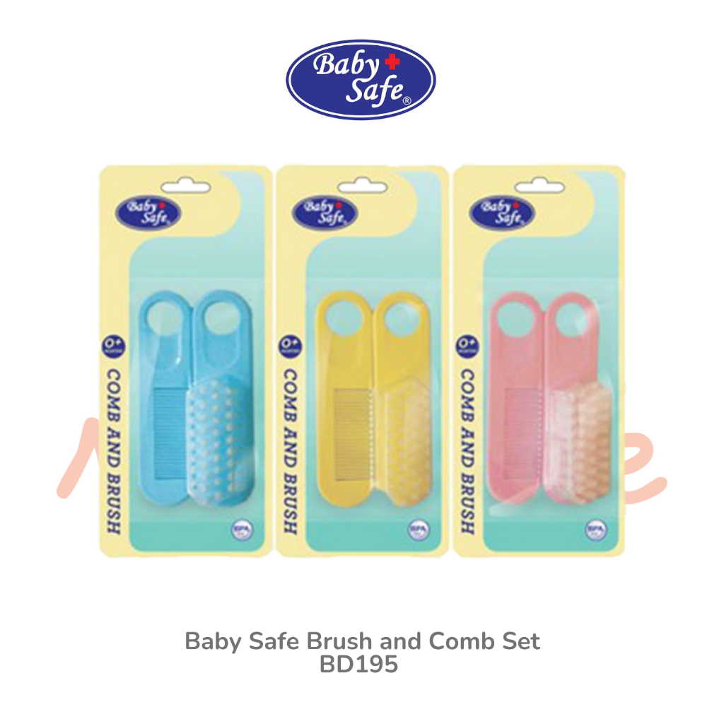 Jual Baby Safe Comb & Brush Set Sikat dan Sisir Rambut Bayi BD195 ...