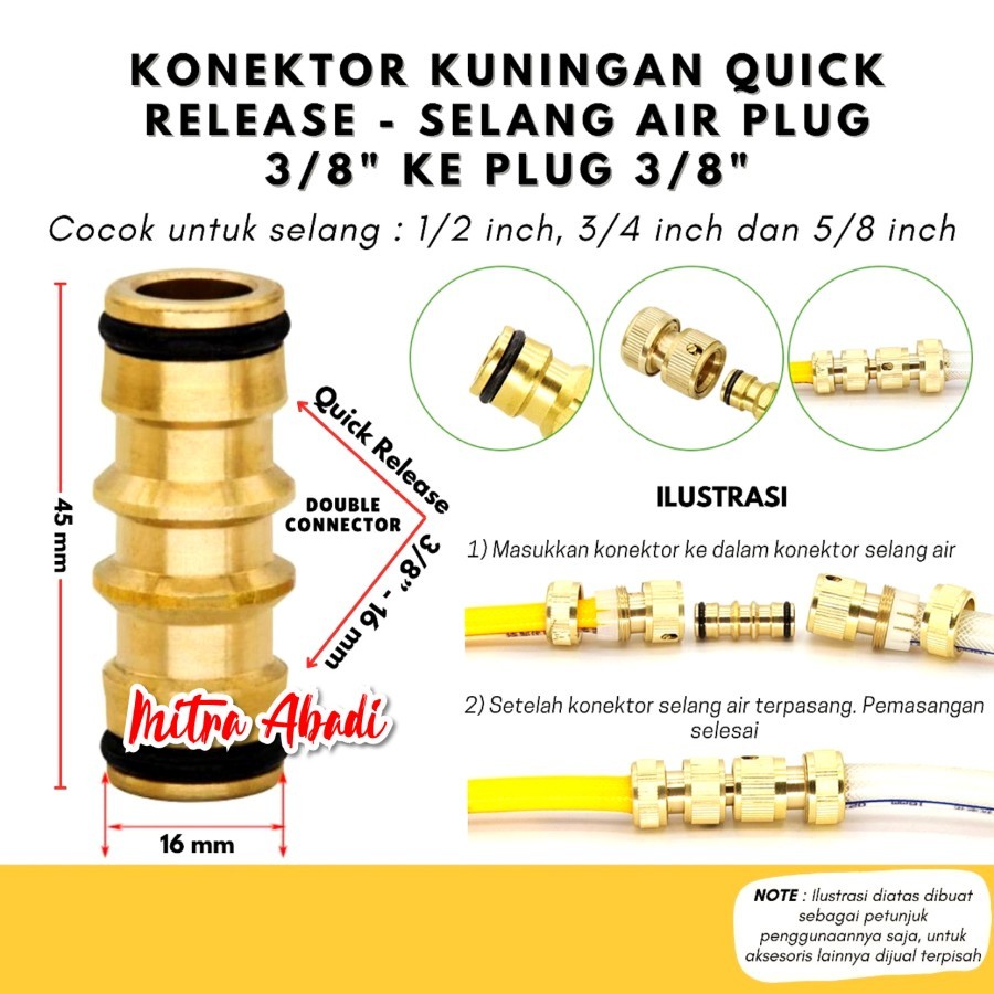 Jual Konektor Kuningan Quick Release - Plug Series | Shopee Indonesia