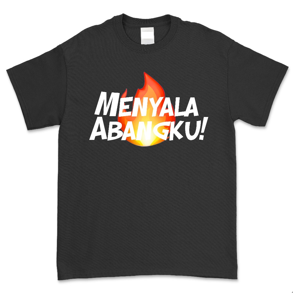 Jual Happy Clothing / Kaos Distro Pria Wanita "MENYALA ABANGKU" Cotton ...