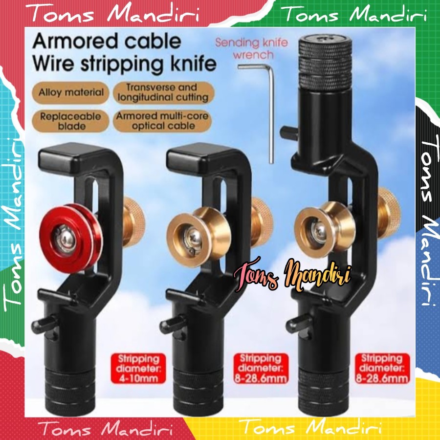 Jual Fiber Optic Armored Cable Slitter Fiber / Cutter Pengupas FO Tool ...