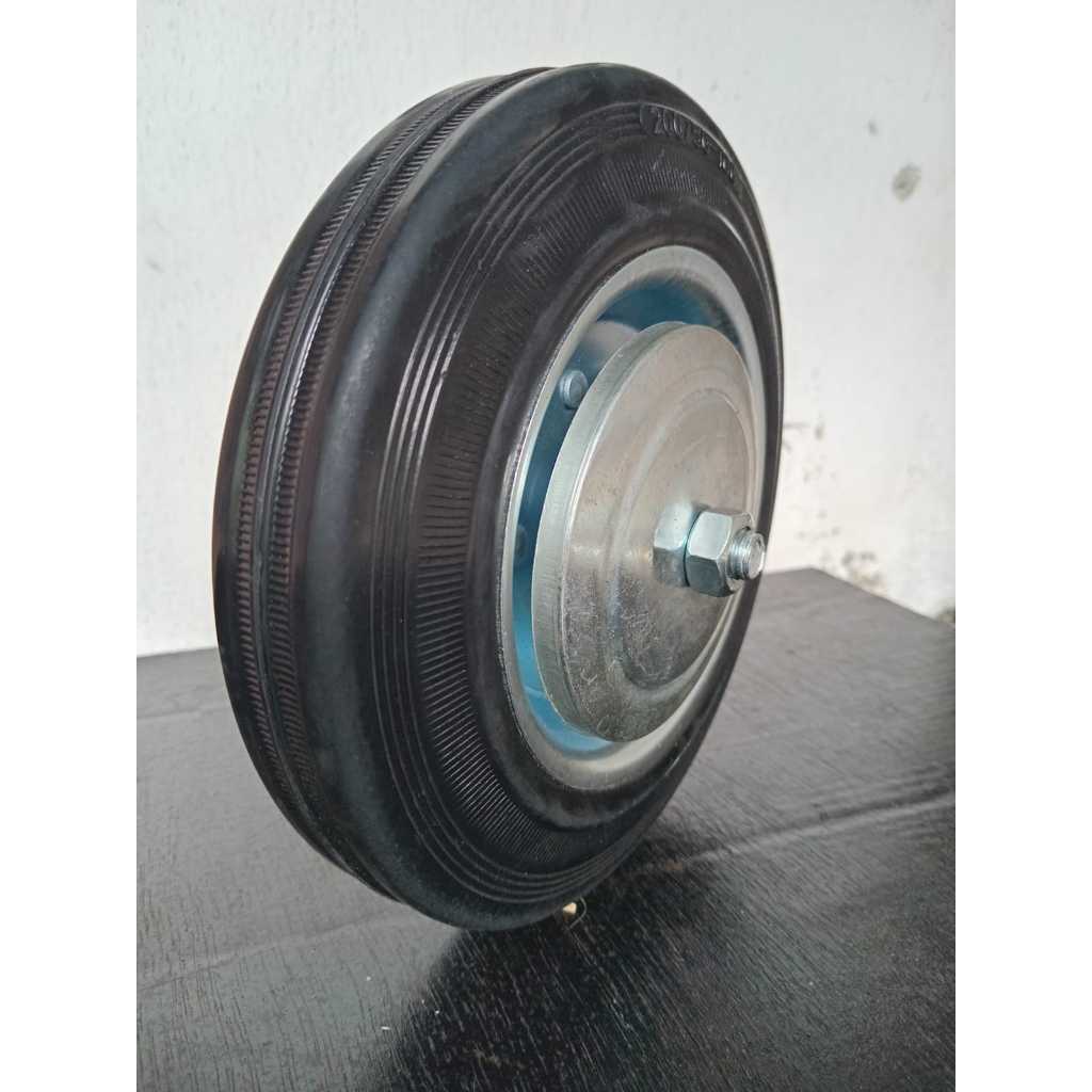 Jual Roda 8 Inchi ( Bushing, Tutup Plus Mur Baut ) | Shopee Indonesia