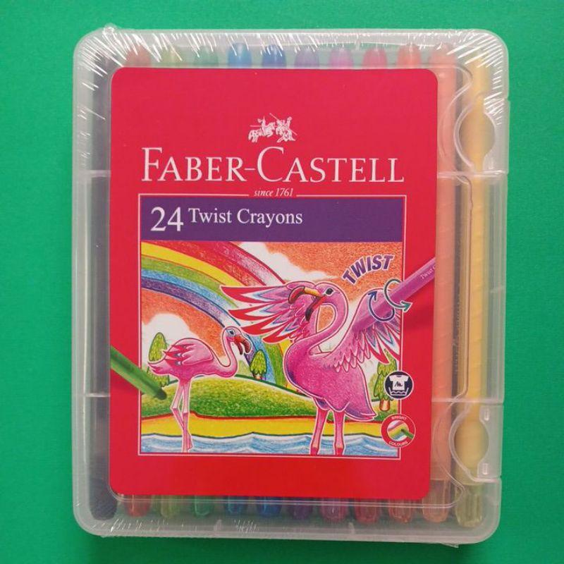 Jual Crayon Putar TWIST Crayons Faber Castell 24 Warna | Shopee Indonesia