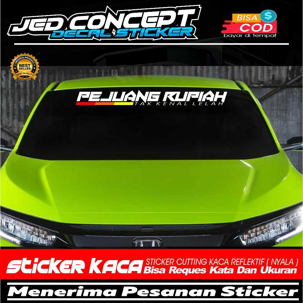 Jual [TERBARU]cutting sticker pejuang rupiah / sticker pejuang rupiah ...