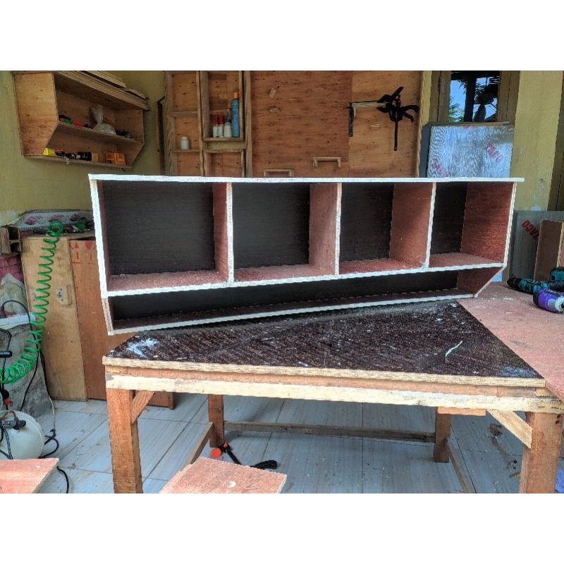 Jual rak tempel dinding, rak dapur 4 sekat, kitchen set 4 sekat ...