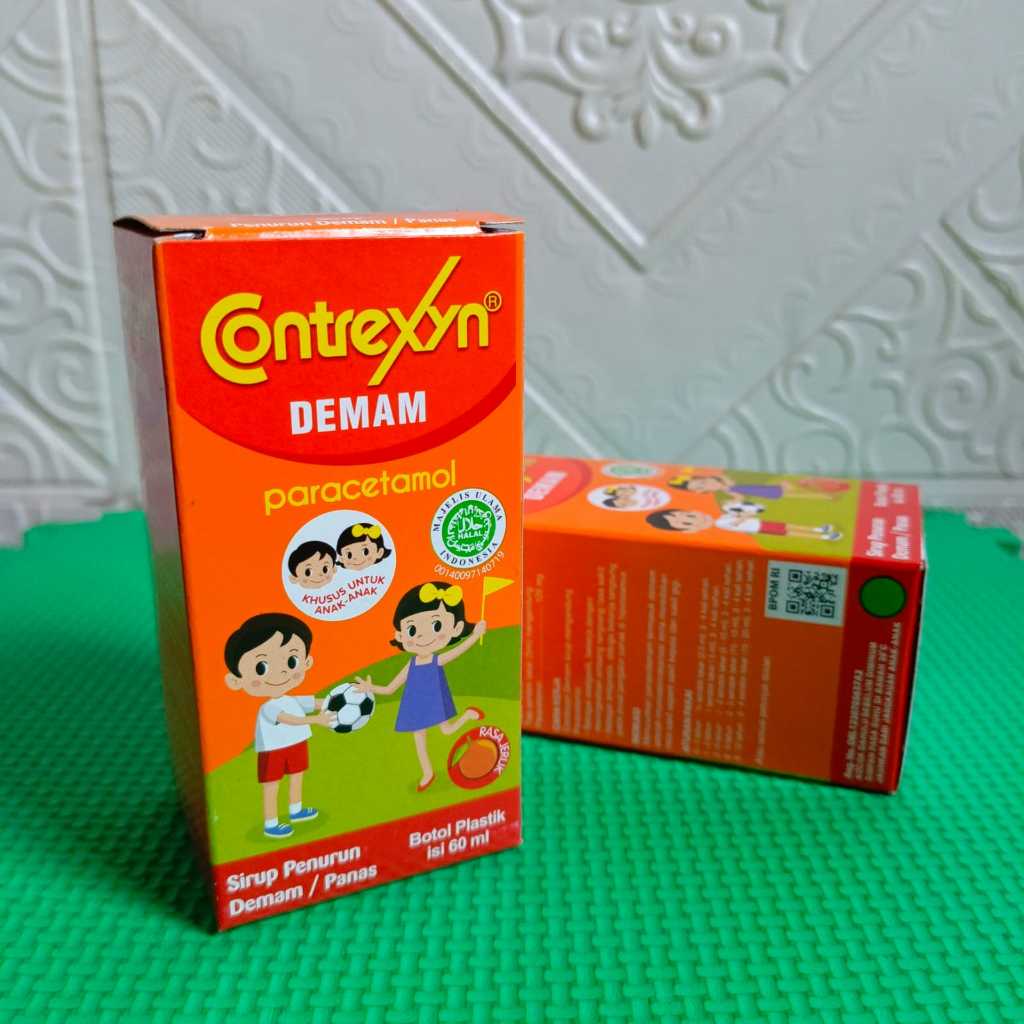 Jual Contrexyn Syrup Demam Paracetamol Rasa Jeruk | Shopee Indonesia