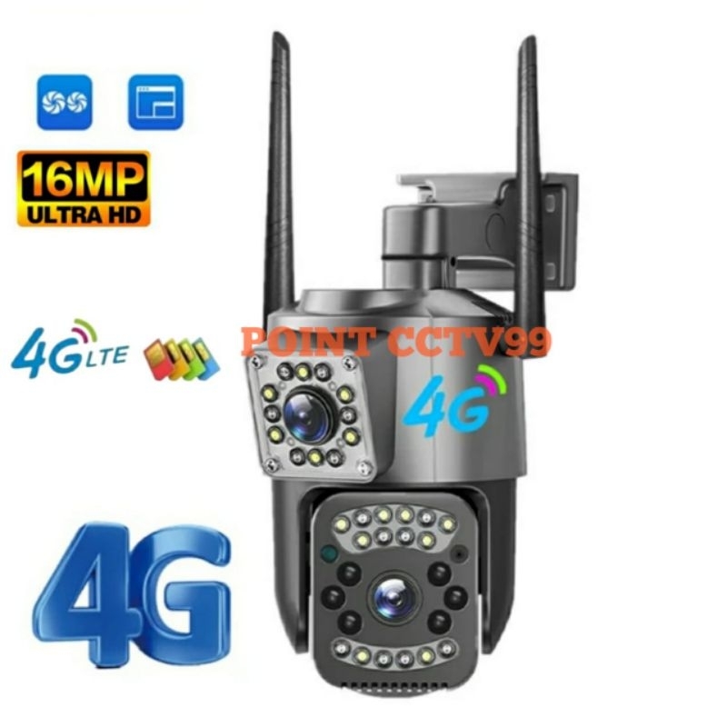 Jual NEW CCTV IP SC03-G APP V380 Pro CCTV PTZ Dual Camera Gunakan Kartu SIM Card 4G PTZ Outdoor ...