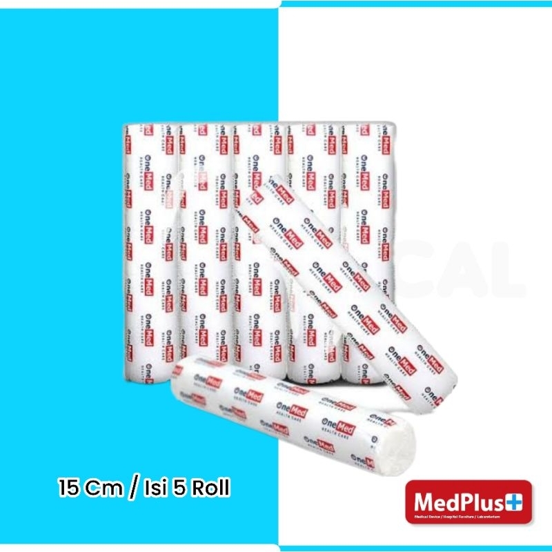 Jual Verban Onemed 15 Cm Kasa Perban Luka Isi 5 Roll | Shopee Indonesia