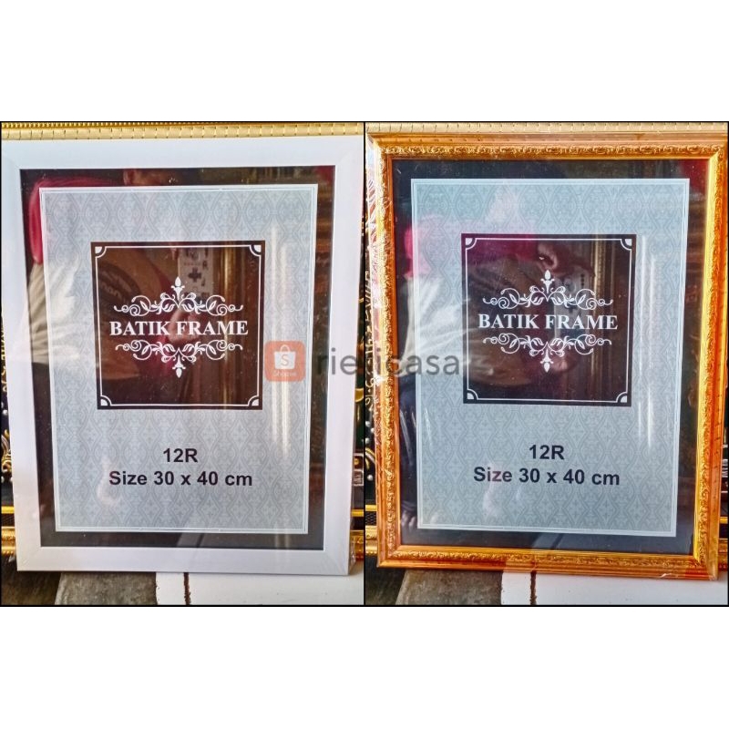 Jual 12R 'TEPI' 35x45 Pigura Foto || Kaca Motif Lis Timbul Polos Frame ...