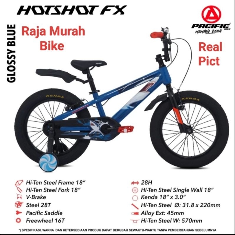Jual Sepeda Anak Laki Laki BMX 18 Inch Pacific Hotshot FX Sepeda Bmx Pacific Hotshot FX 18 Inch ...