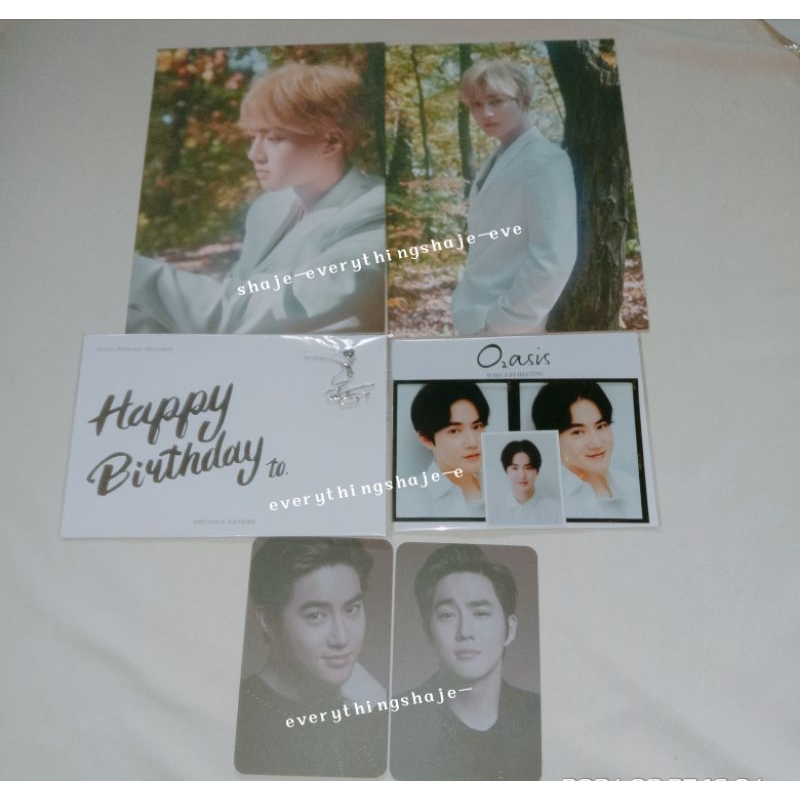 Jual OFFICIAL MERCH SUHO EXO birthday necklace o2asis fanmeeting id ...