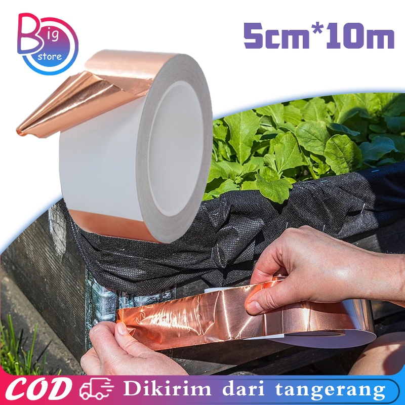 Jual 1roll Conductive Copper Tape 5cmx10m Tembaga Foil Tape Isolasi ...