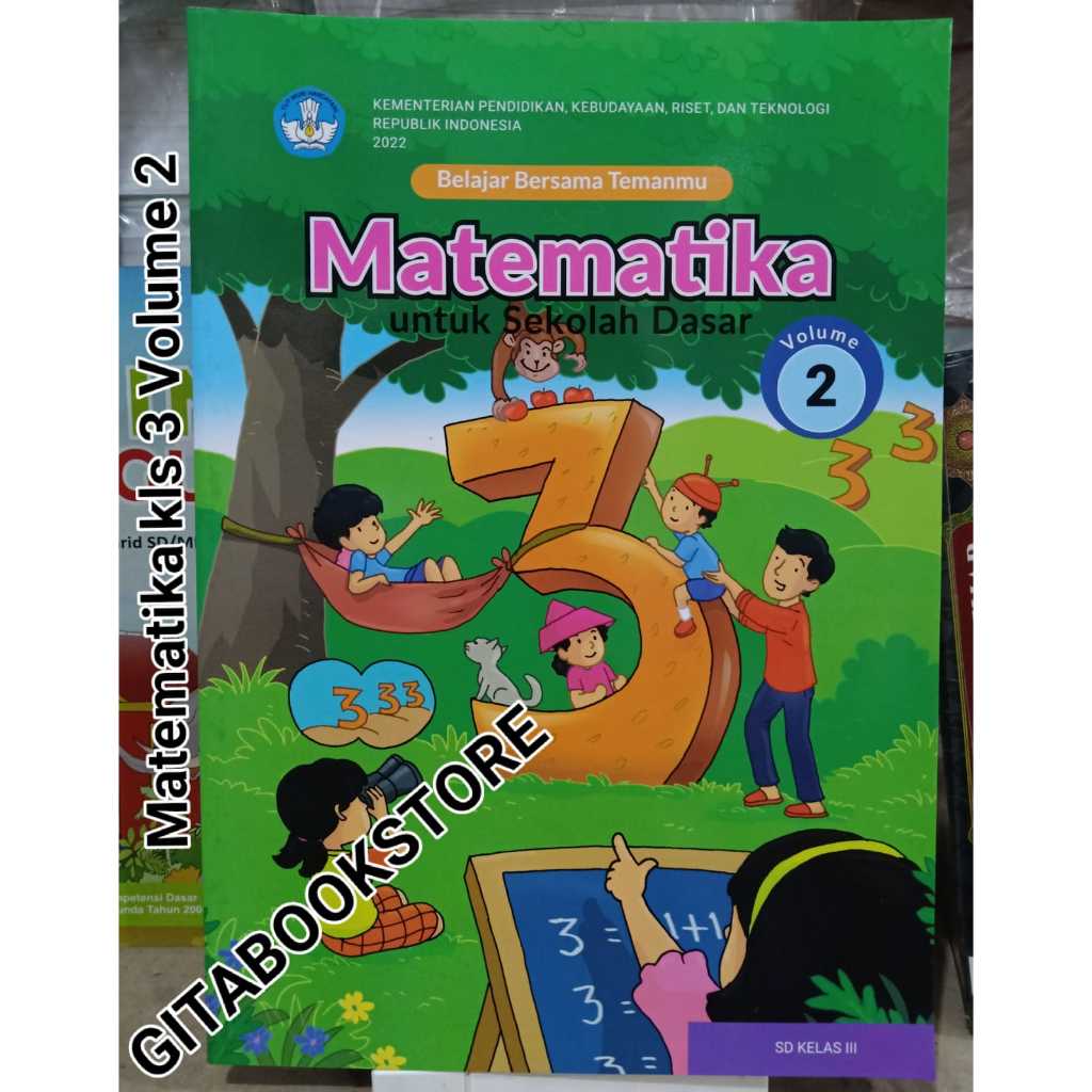 Jual Buku Matematika Kelas 3 SD/MI Volume 2 Kurikulum Merdeka | Shopee Indonesia