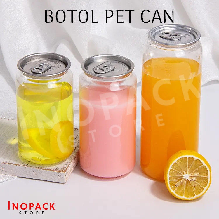 Jual Botol Plastik | POP can | PET Can 650ml Kaleng Minuman Soda Coffee ...