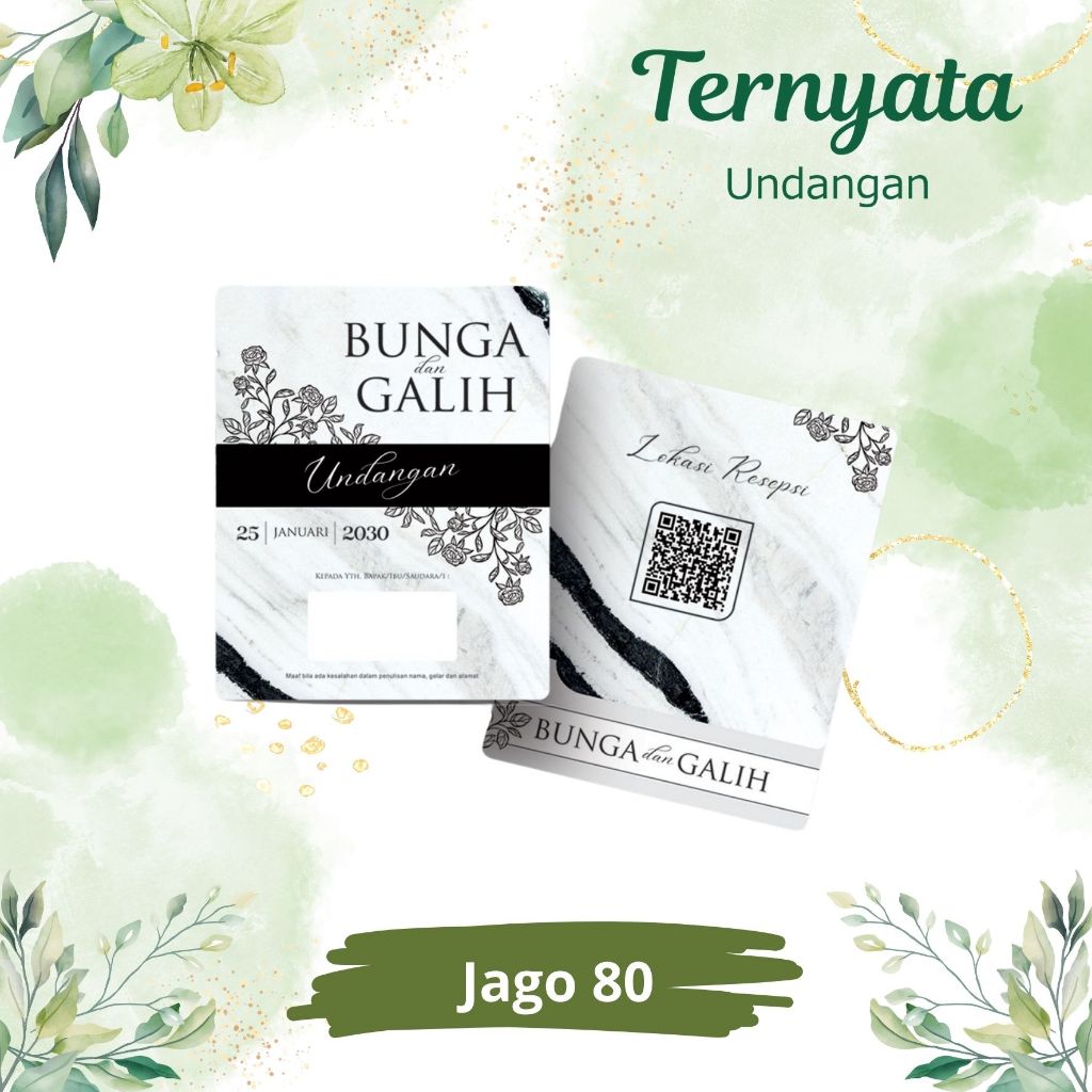 Jual Blangko undangan atau kertas undangan pernikahan bisa untuk khitan ...