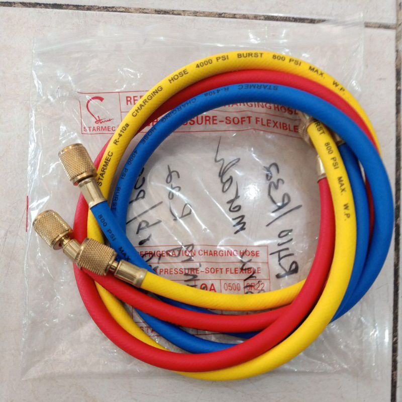 Jual selang manifold R32,R410 set panjang 90 cm | Shopee Indonesia