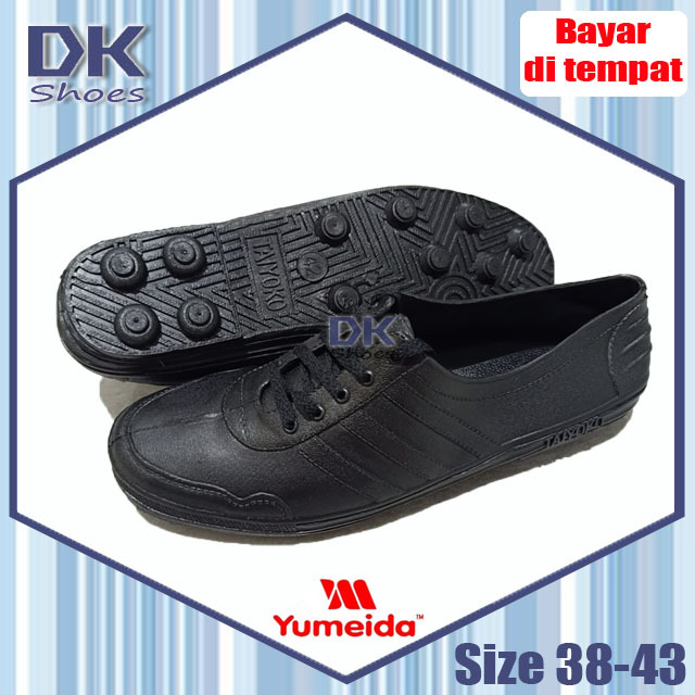 Jual Yumeida TAIYOKO 38-43 Hitam Sepatu Bola Karet / Sepatu Futsal ...
