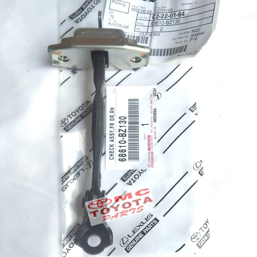 Jual Stopper Check Door Pintu Depan Avanza Xenia All New 68610-BZ130 ...