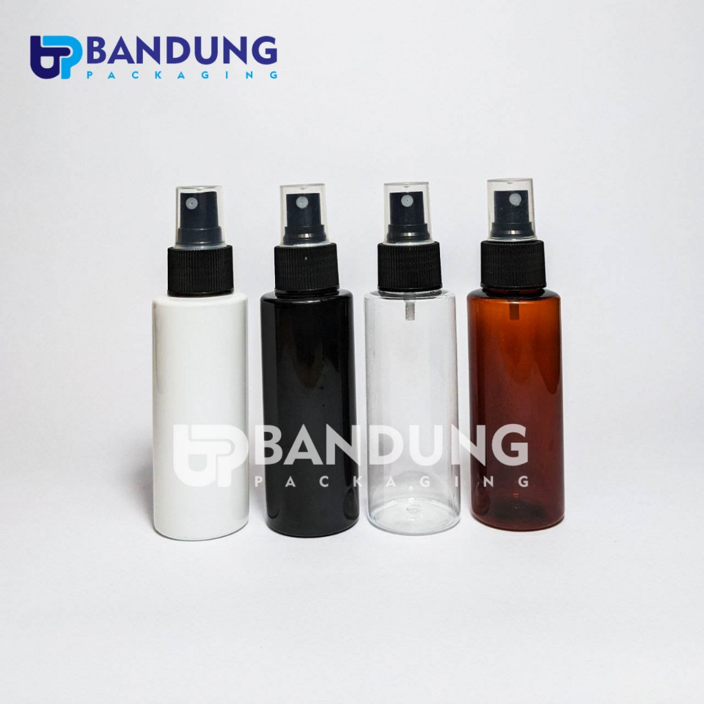 Jual Botol Plastik Spray Hitam - Botol RF100ml Putih Hitam Clear Amber N24 | Shopee Indonesia
