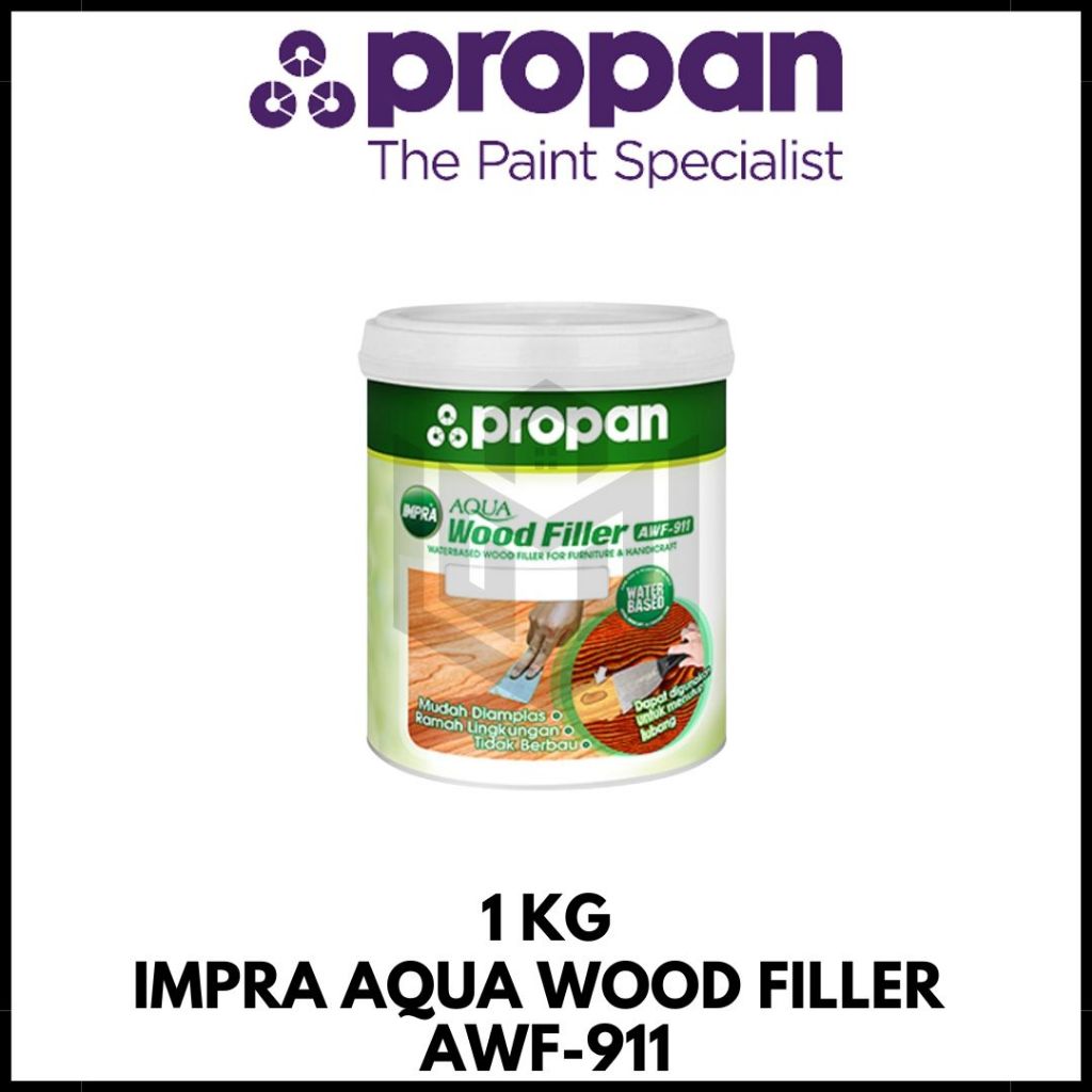 Jual Propan Impra Aqua Wood Filler AWF 911-1KG | Shopee Indonesia