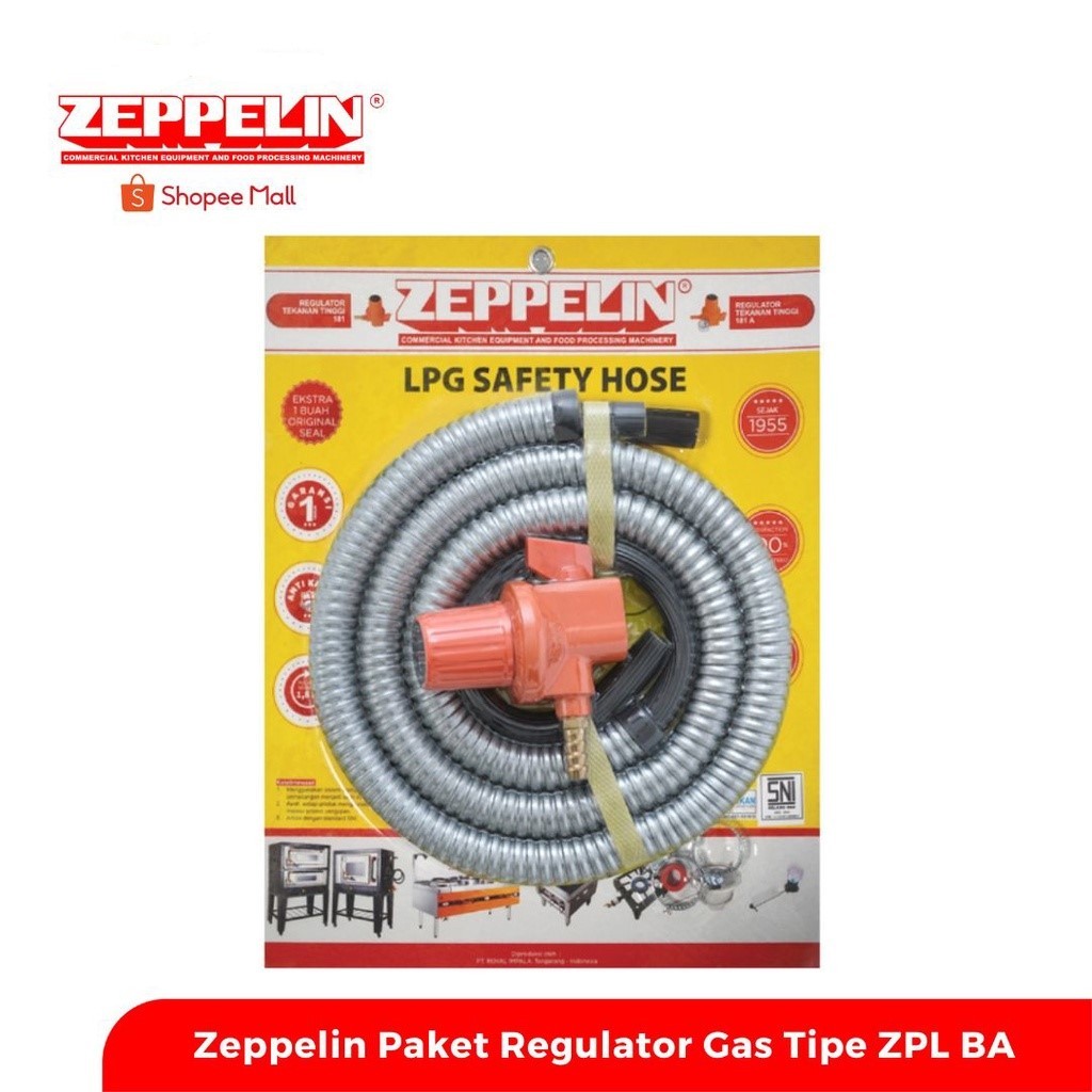 Jual Zeppelin Paket Regulator Gas Tipe ZPL BA | Shopee Indonesia