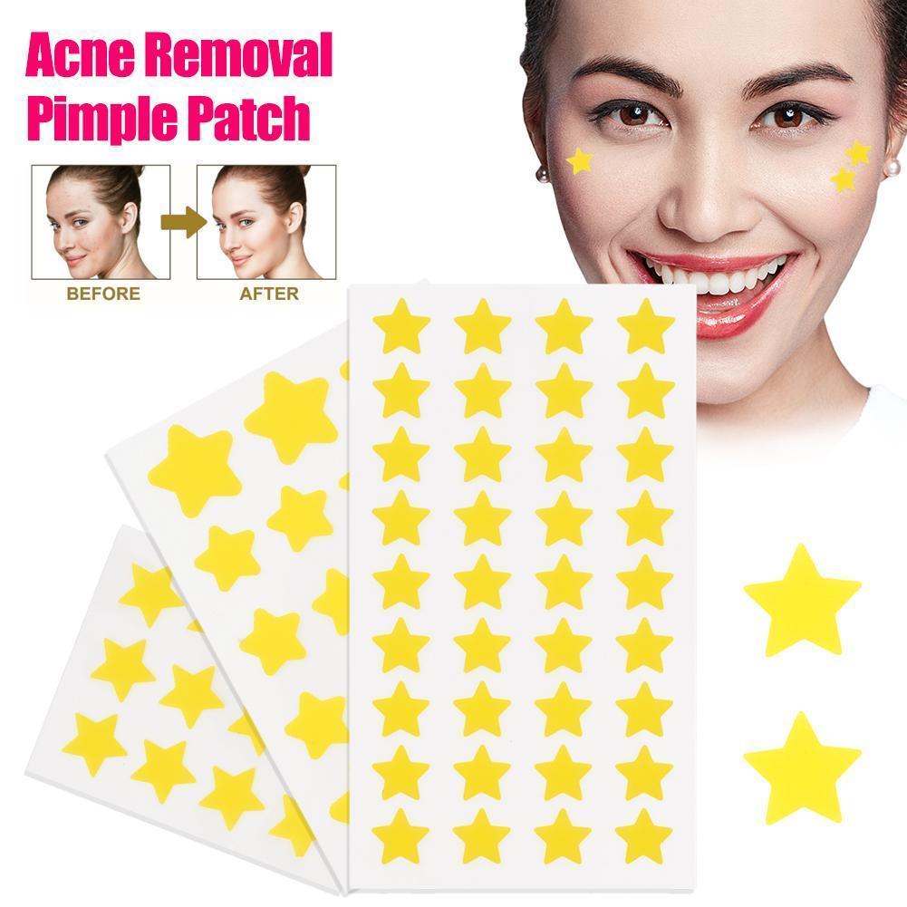 Jual Yellow star shaped acne patches hydrocolloid Beauty Sticker ...