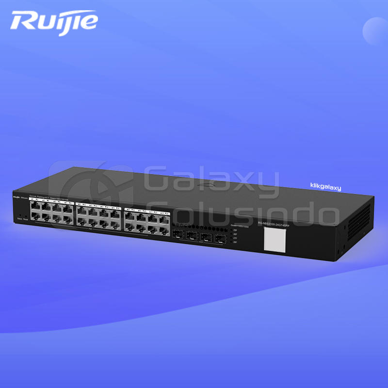 Jual RUIJIE RG-NBS3100-24GT4SFP 28 Port Gigabit Layer 2 Cloud Managed ...