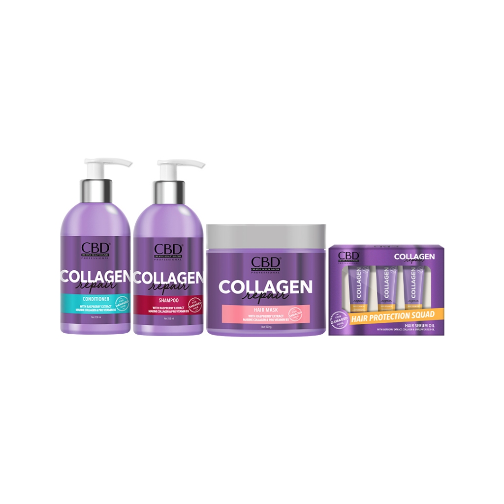 Jual CBD Collagen Bundle Paket Perawatan Rambut Rusak [Shampoo ...