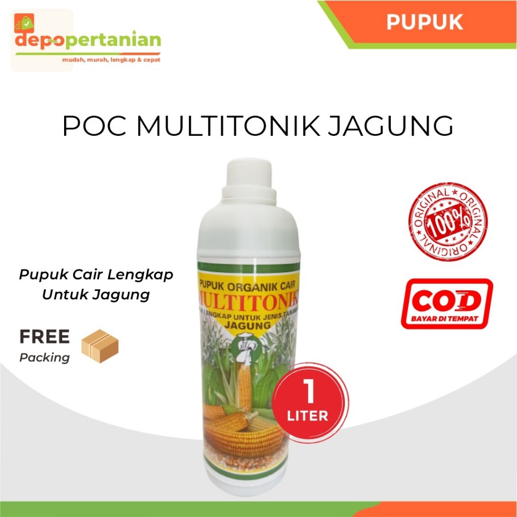 Jual Depo Pertanian - POC Multitonik Jagung 1 Liter Pupuk Organik Cair ...