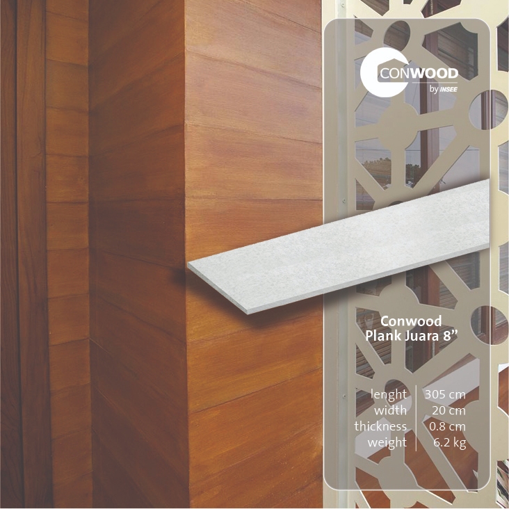 Jual Conwood Plank Juara 8" Texture & Plain lisplank GRC | Shopee Indonesia
