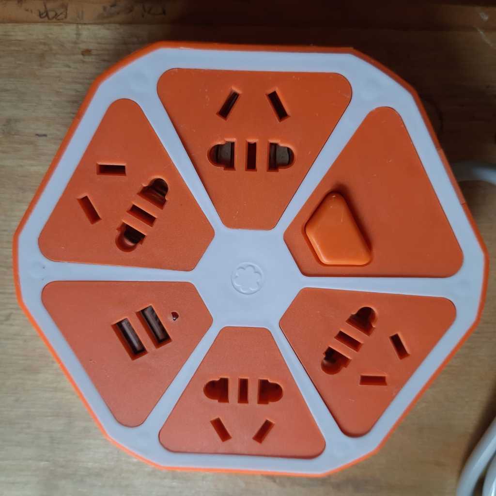 Jual G780 ORI 100% stop kontak colokan socket Listrik 2 port USB dengan ...