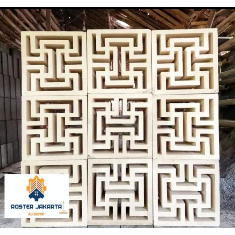 Jual ROSTER BETON/LOSTER MINIMALIS MOTIF LABIRIN 1MUKA. | Shopee Indonesia