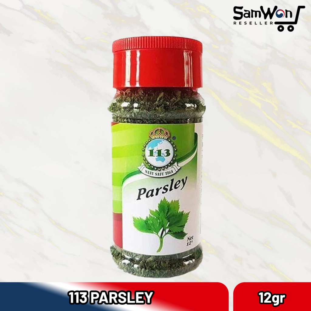 Jual 113 PARSLEY 12gr - Daun Peterseli bubuk Bumbu Rempah Siap Pakai ...