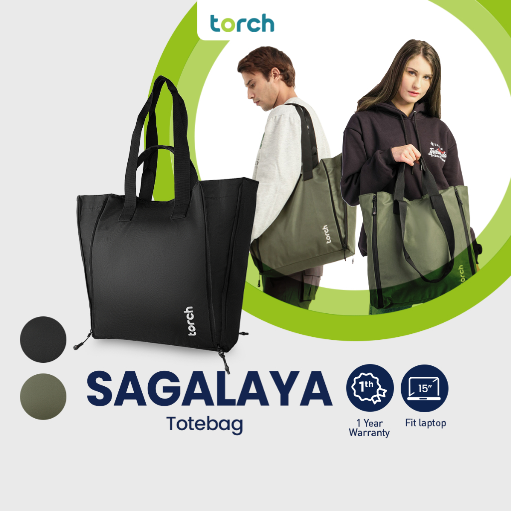 Jual TORCH Sagalaya 2 in 1 Totebag Selempang Tas Belanja Besar ...