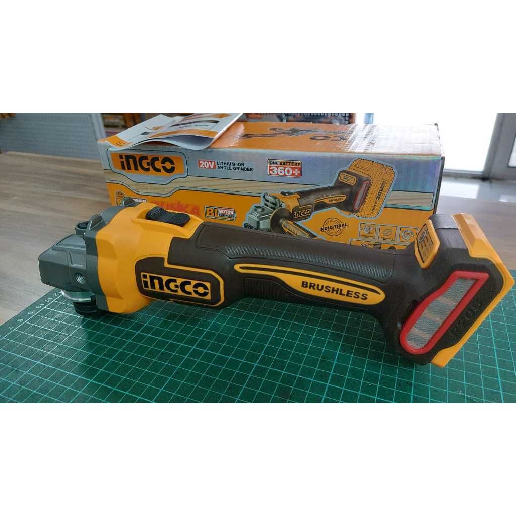 Jual Gerinda 4 inch Brushless Angle Grinder Unit Only INGCO CAGLI21104 ...